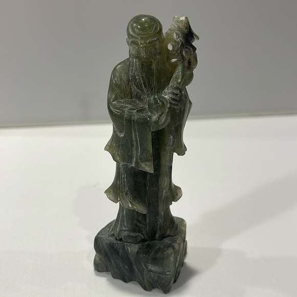 Art | Chinese Carved Jade Deity Statue19th Century | Poshmark